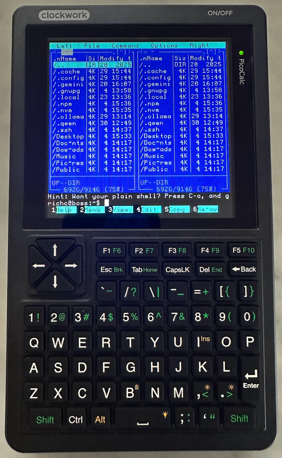 SSH client for picocalc - PicoCalc - clockworkpi