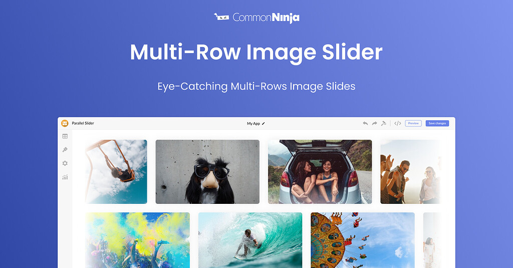 New App: Multi-Row Image Slider - 📣 Announcements - Common Ninja