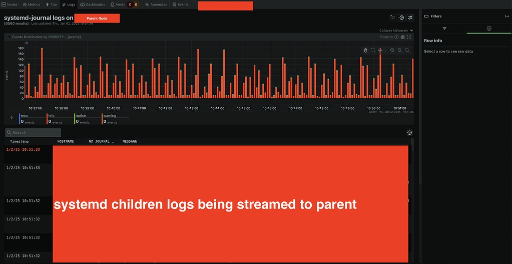 Export systemd journal logs of children to Influxdb - Help - Netdata Community Forums