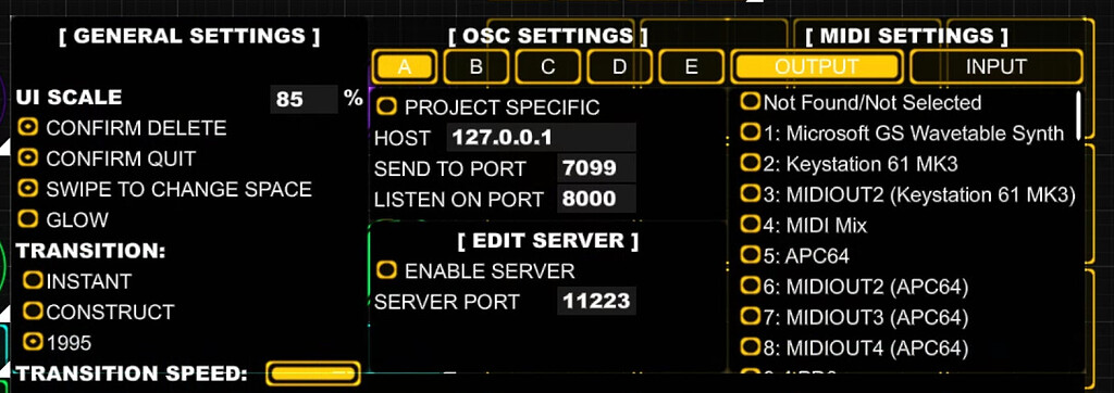 MIDI devices will not scroll or reconnect - OSC/PILOT Bugs And Feature ...