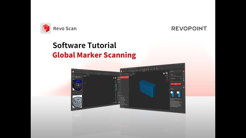 Revo Scan 5 Tutorial: Global Marker Tracking Mode - Tutorials ...