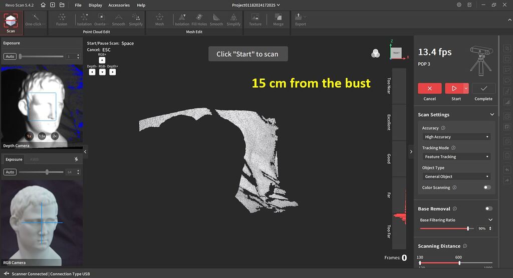 Help ! my POP3 or Revo Scan 5 is abnormal - Issues - Revopoint 3D
