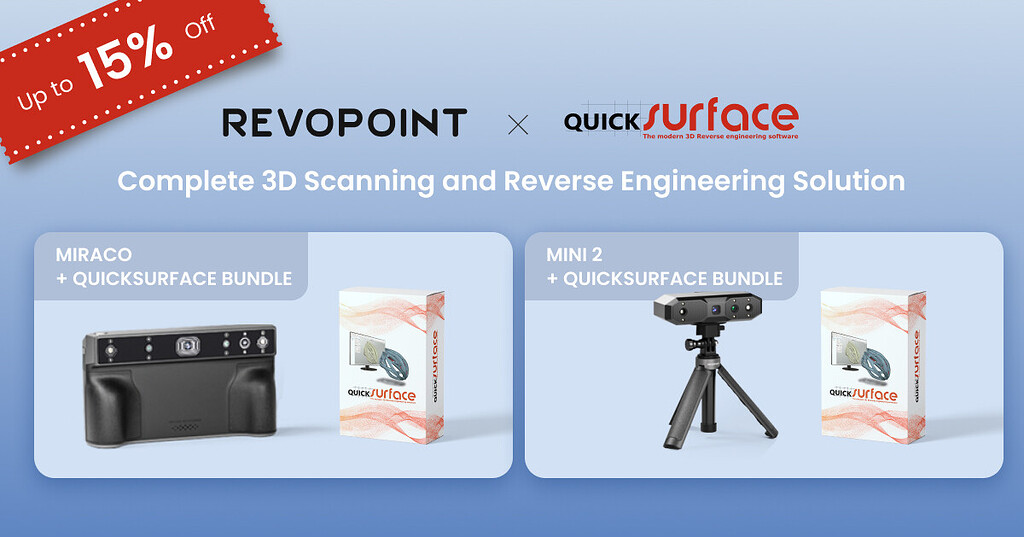 Revopoint & QUICKSURFACE Bundle - Announcements - Revopoint 3D