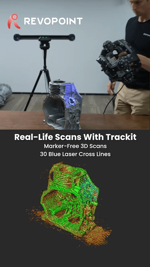 Revopoint Trackit - Complex Part Scan - Trackit - Revopoint 3D