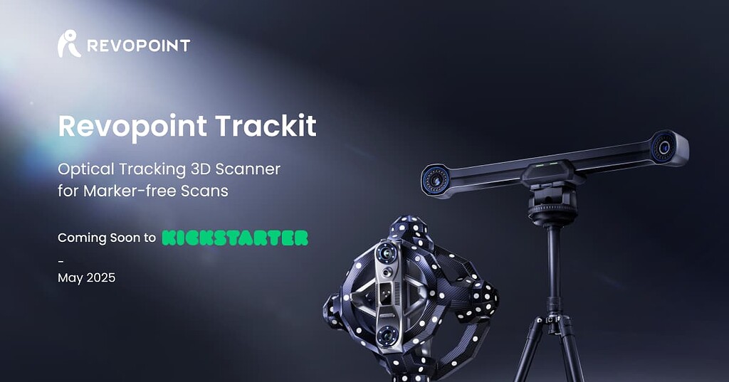 Revopoint Trackit 3D Tracking Scanner is Launching on Kickstarter Soon! - News - Revopoint 3D