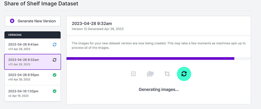 Stuck on Generate New Version - 🛠️ Feature Reqs - Roboflow