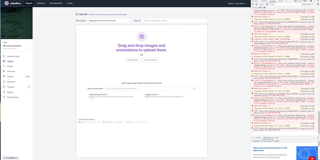 Videos not uploading - 🤝 Community Help - Roboflow
