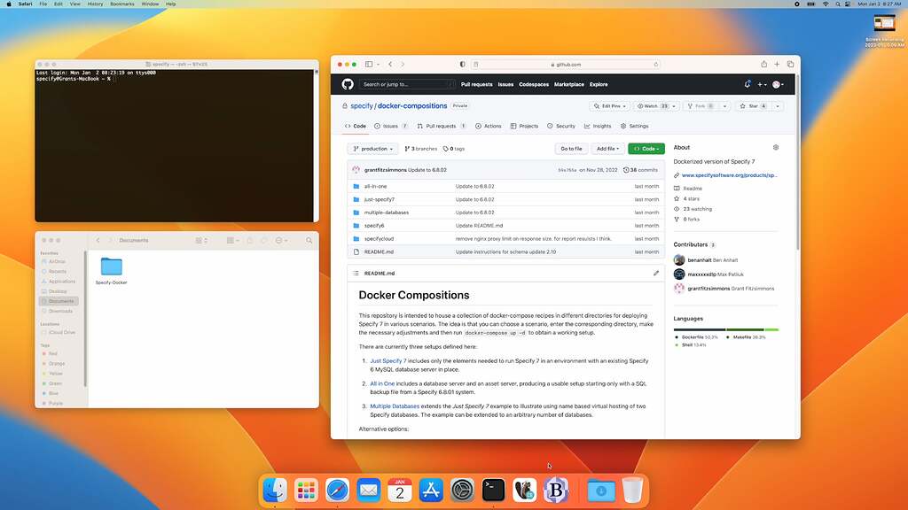 :video_: Install Specify 7 with Docker (macOS & Ubuntu) - Configuration ...