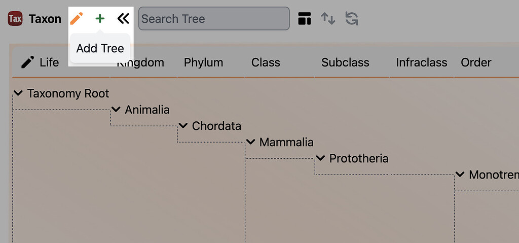 Adding a New Taxon Tree to the Same Collection - Trees - Specify Community Forum