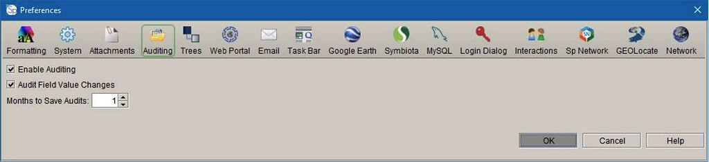 View Specify Audit Logs - Configuration & Installation - Specify Community Forum