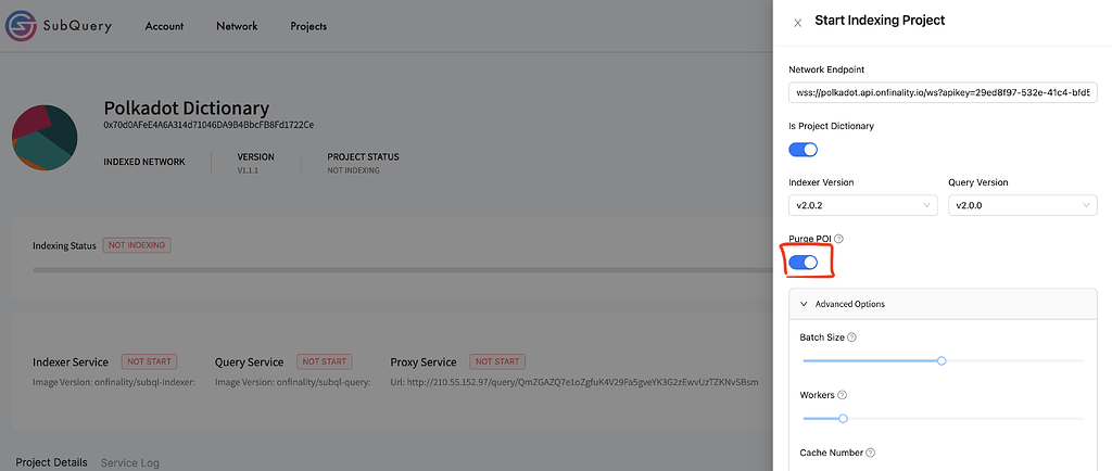 Fix indexing for Polkadot dictionary - Kepler Network - SubQuery Network