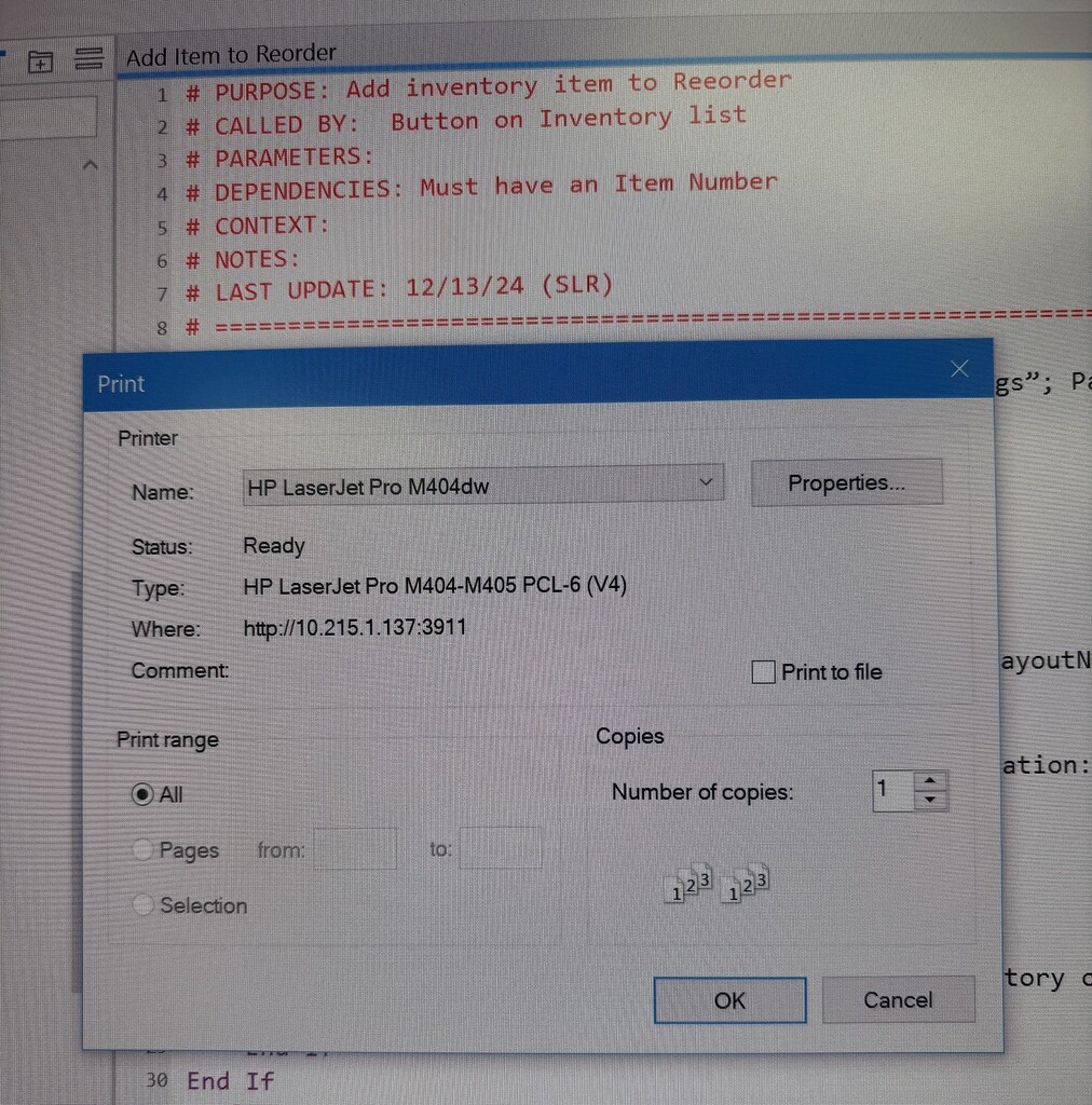 Printing Script Bug - Questions - the.fmsoup.org - Independent FileMaker Forum. Help ...