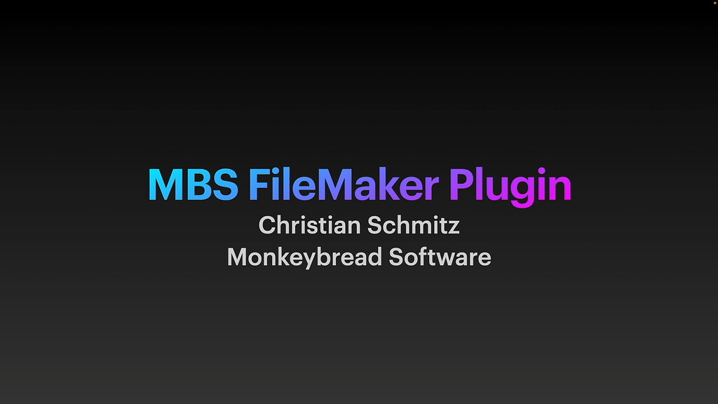 MBS FileMaker Plugin - Valencia 2024 - MBS Plugins - the.fmsoup.org - Independent FileMaker ...