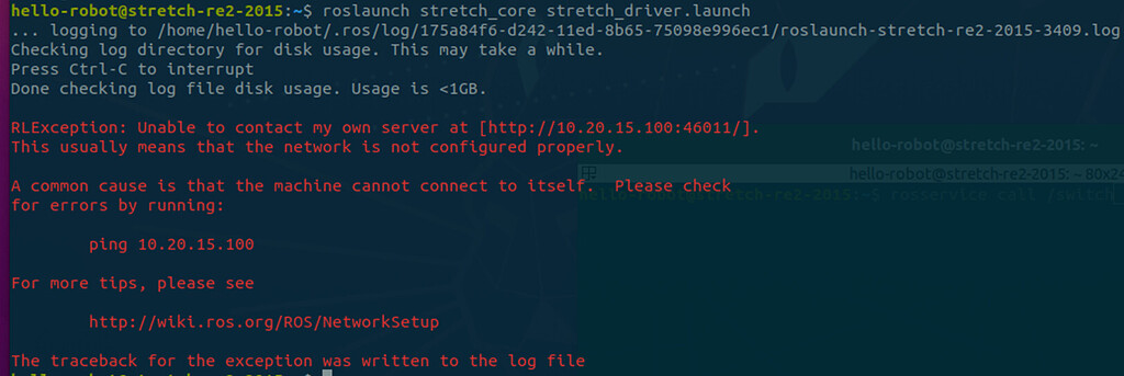 Network Error when starting up Stretch - Ask - Stretch Forum