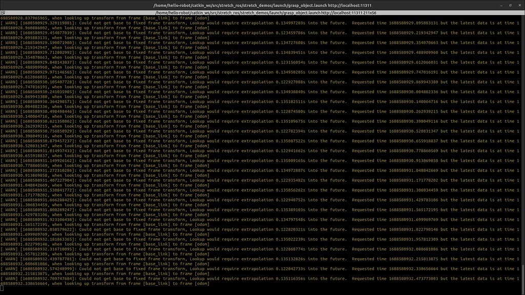 Running the grasp_object demo - Ask - Stretch Forum