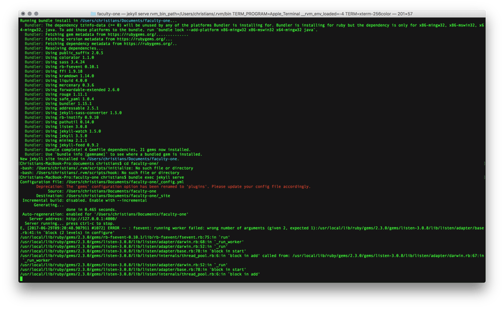 What is this error that I am receiving? - Help - Jekyll Talk