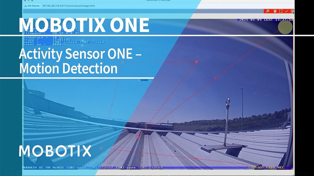 ActivitySensor AI - Intelligent motion analysis - EN - MOBOTIX ONE ...