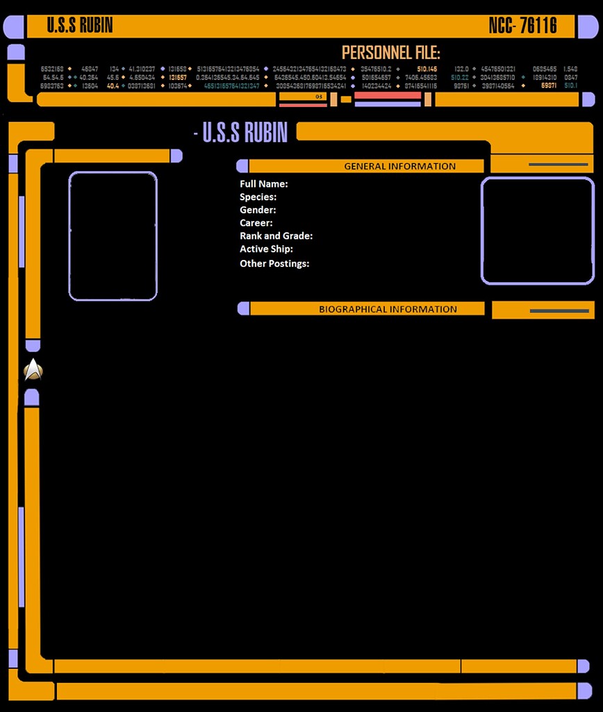 Personnel File in LCARs Design - Star Trek Resources - Modiphius Forums
