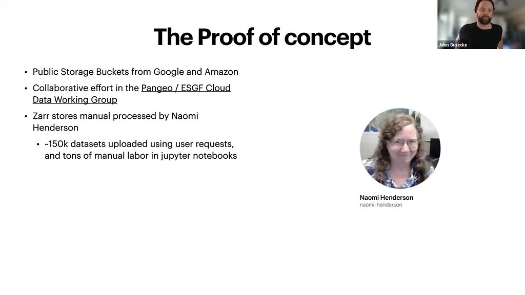 Pangeo Showcase: "How to transform thousands of CMIP6 datasets to zarr with Pangeo Forge - And ...