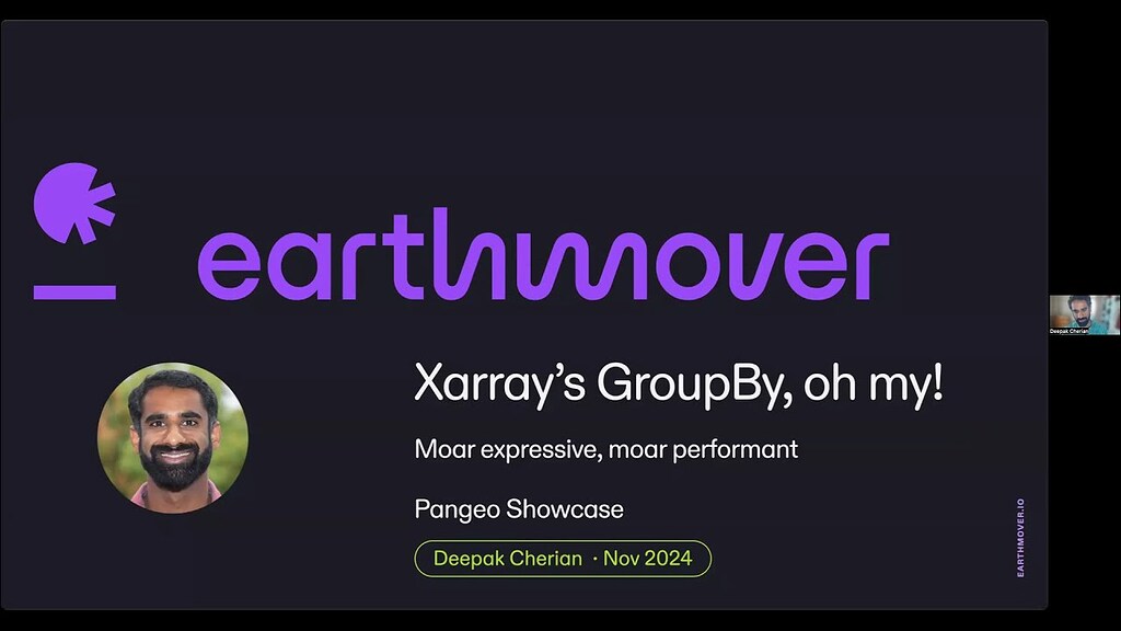 Pangeo Showcase: Pangeo Showcase: