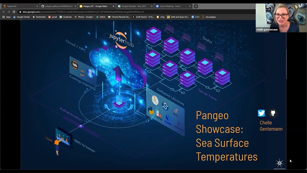 May 19, 2021: Accessing Sea Surface Temperature Data on the Cloud - Pangeo Showcase - Pangeo