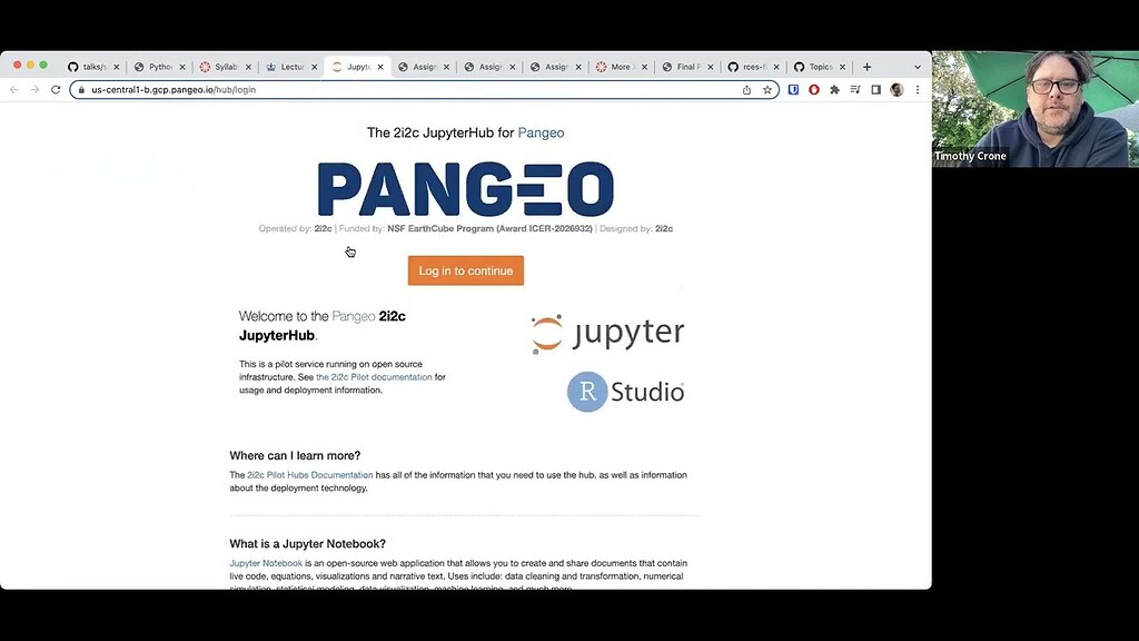 Wednesday February 15th: Lessons learned teaching Pangeo in the classroom - Pangeo Showcase - Pangeo