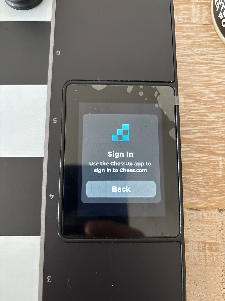 Issue connecting chess.com - ChessUp 2 - ChessUp