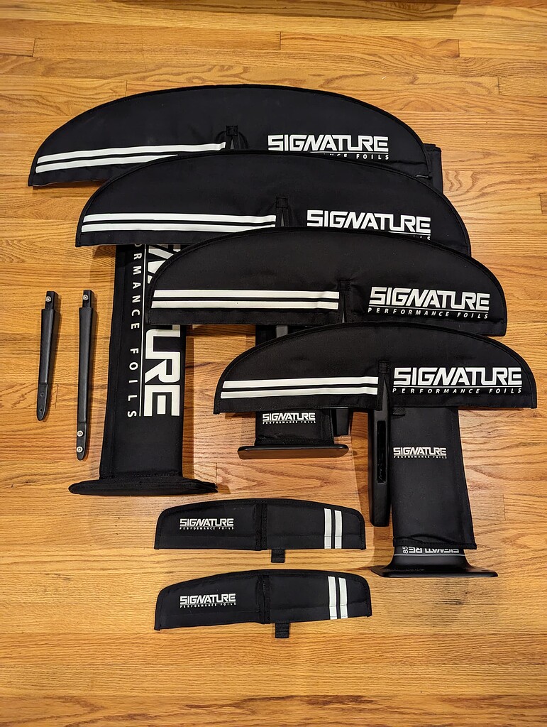 Signature SPG Gamechanger Foil Quiver Sale 4 foils and 3 mast sizes for 1900 - Buy and Sell Foil ...
