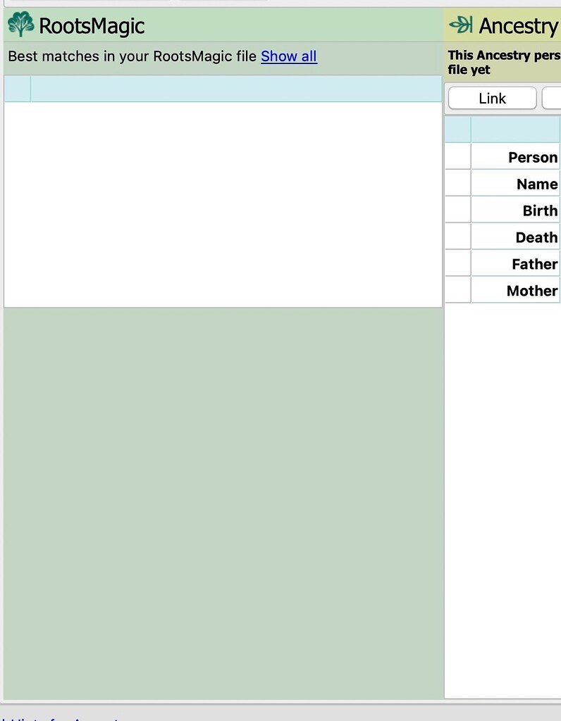 Possible bug when matching names from Ancestry - RootsMagic - RootsMagic Community