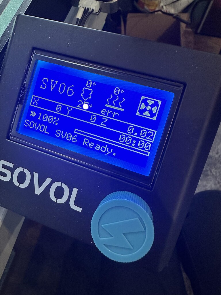 Bed thermistor problem - Sovol SV06 Fully Open Source 3D Printer - Sovol3d forum