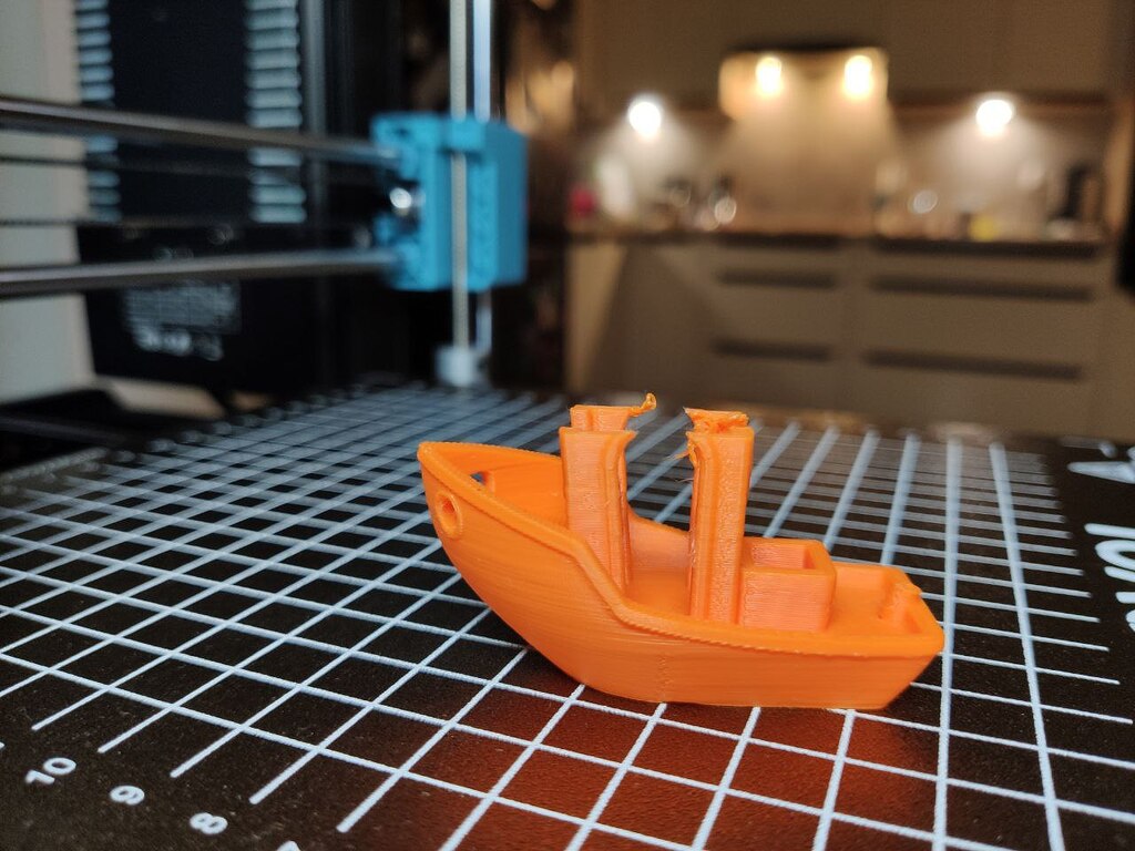 SV06 - Overhangs curling upwards, making nozzle knock over the print ...