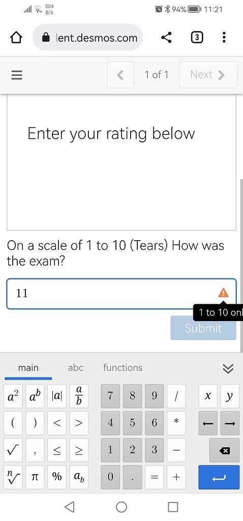 Truncated error message when using small screen - Bug Reports - Computation Layer Support Forum