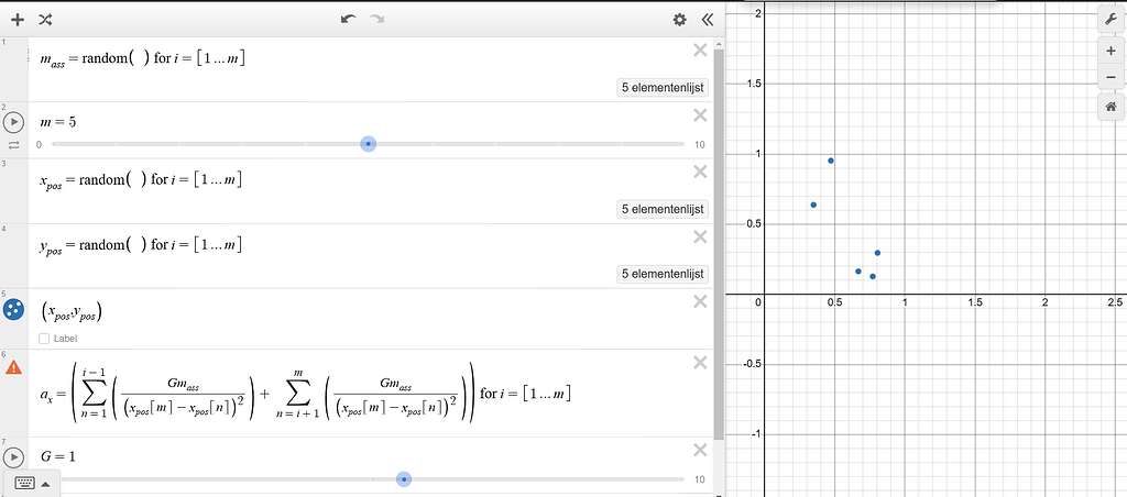 gravity simulation - Questions - Computation Layer Support Forum
