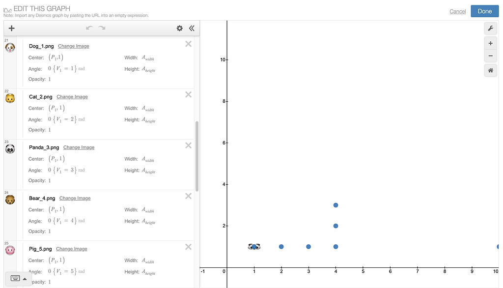 Graph image in front of points - Questions - Computation Layer Support Forum