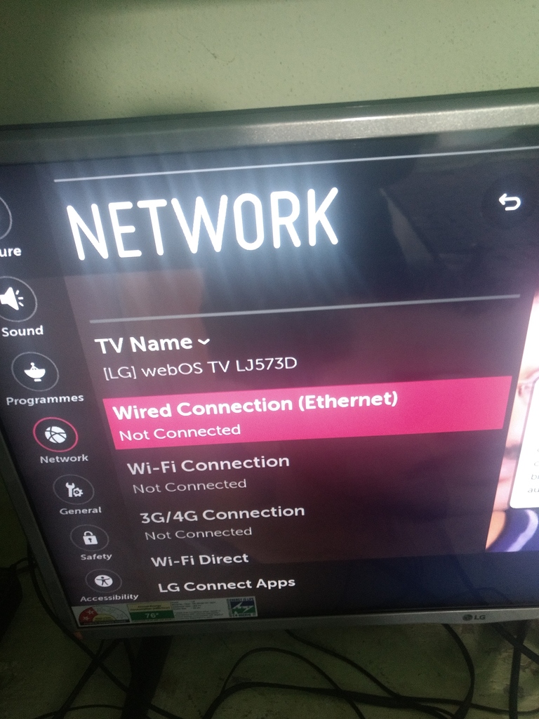 LG 32LJ573D-TA WI-FI Turned Off [WebOs Smart TV] - Platform Development ...