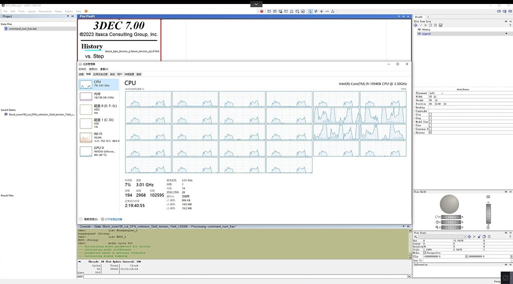 How to Optimize CPU Utilization in 3DEC 7.0 Numerical Simulations ...