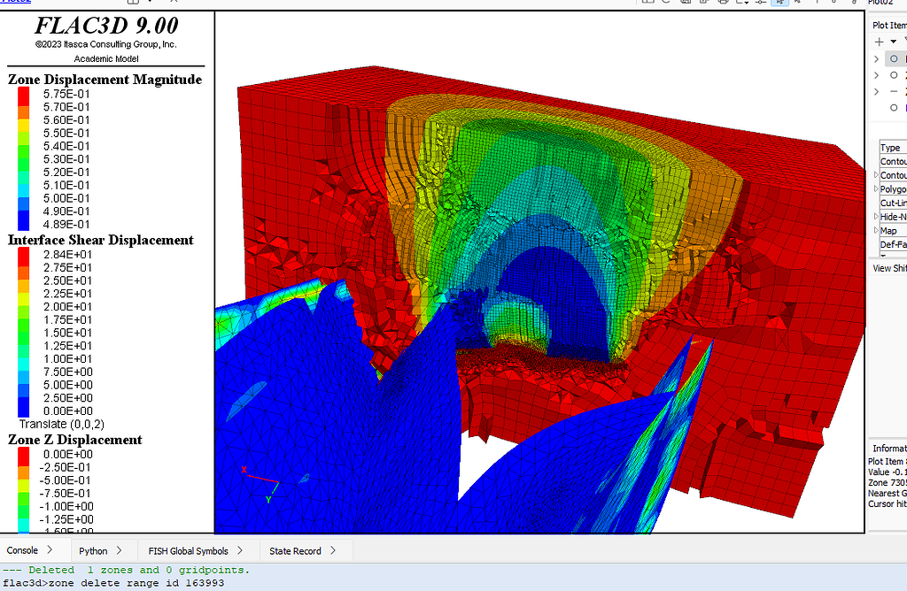 Overlapping zones and interfaces - FLAC3D - Itasca Software Forum