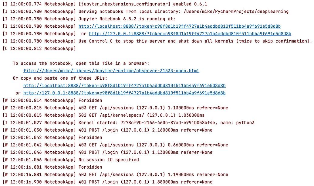 Notebook - Forbidden 403 - Notebook - Jupyter Community Forum