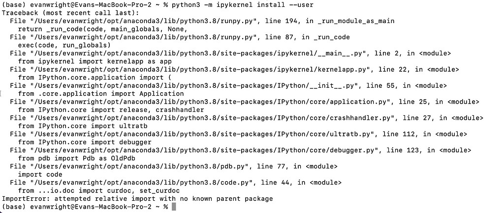 Notebook Issue - Attempted Relative Import With No Known Parent Package - Notebook - Jupyter ...