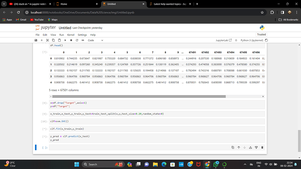 Showing [ * ] but not displaying output - ipynb - Jupyter Community Forum