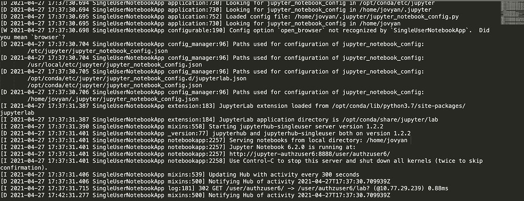 HTTP 503 Socket Hang Up Error when Z2JK tries to Launch a user's Single User (Jupyter Lab ...