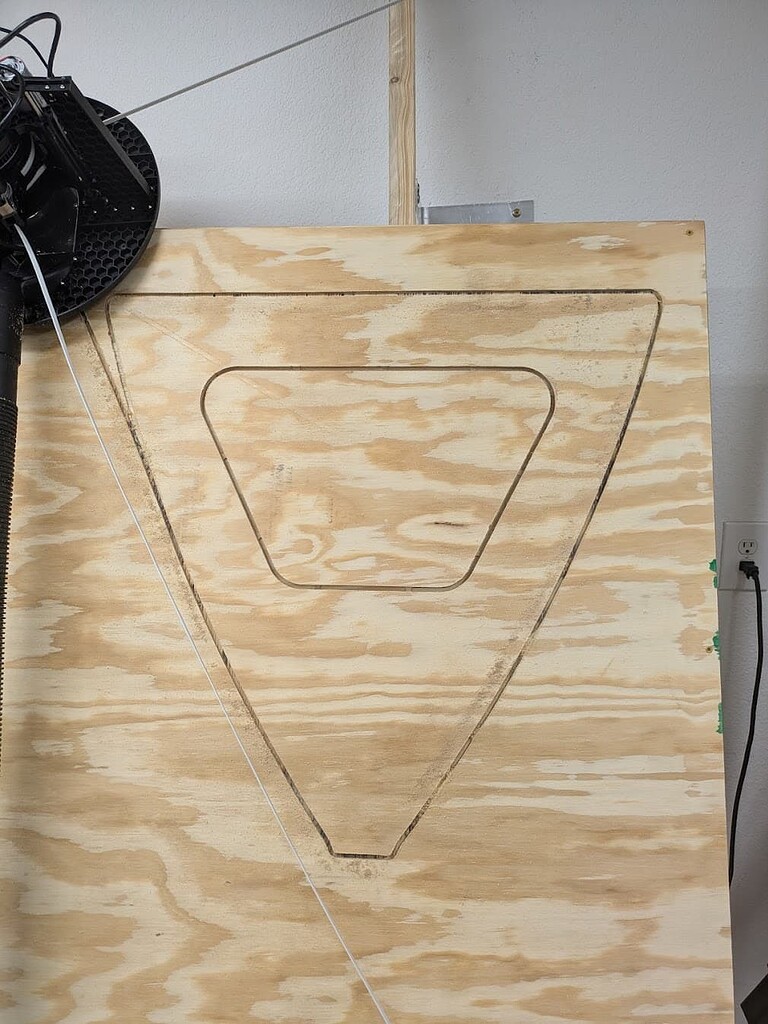 Maslow 4 Exited cutting area on tangent line - Troubleshooting - Maslow CNC Forums