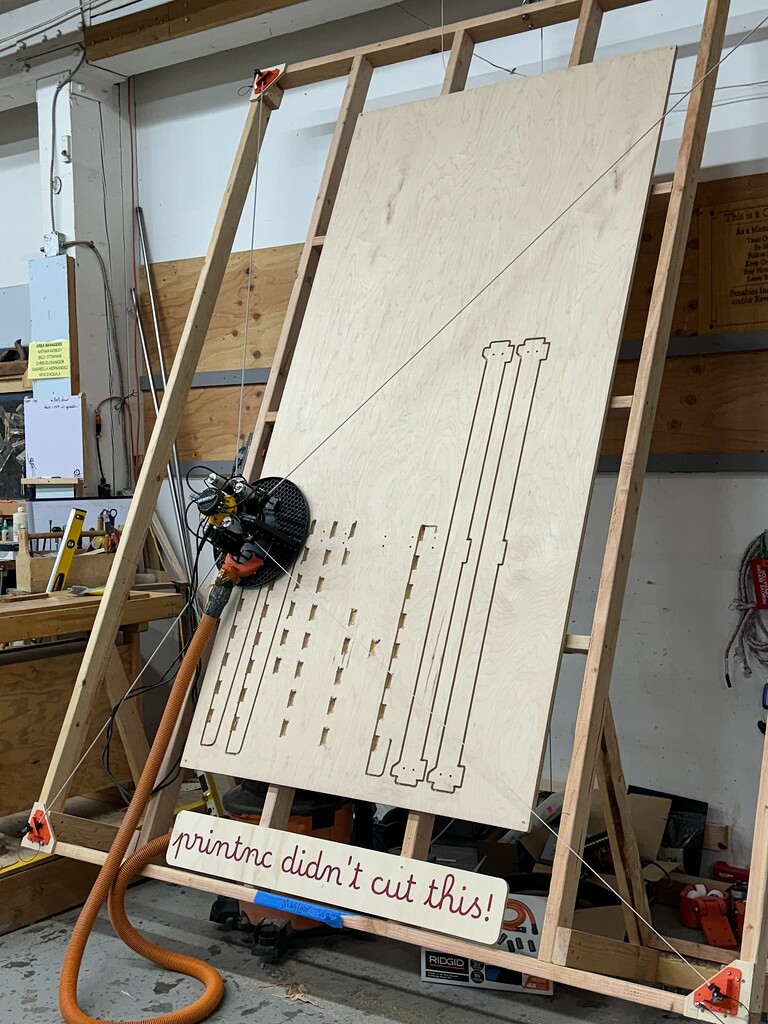 Finally got our Maslow working on 0.64 - My First Cuts - Maslow CNC Forums