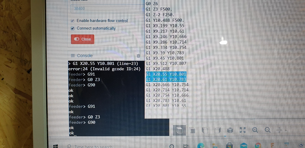 Makerverse M2 Due G-Code Errors with GRBL Error Code 33 AND 24 - Troubleshooting - Maslow CNC Forums