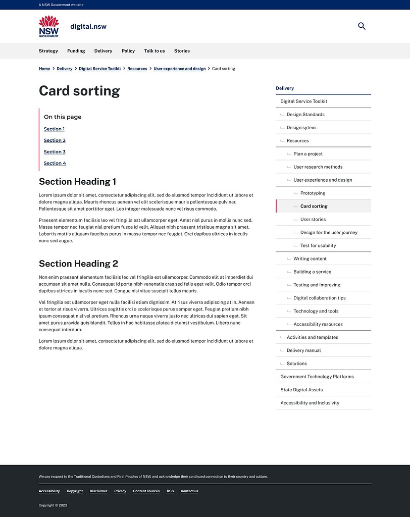Collab space: Side navigation (v2) - Page 2 - In progress patterns ...