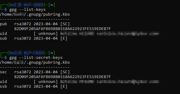 New account creation fails with "OpenPGP key cannot be used for encryption." - Installation ...