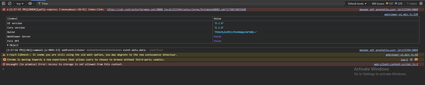 Build causes error on server Missing PDF - Technical Support - PDF.js Express