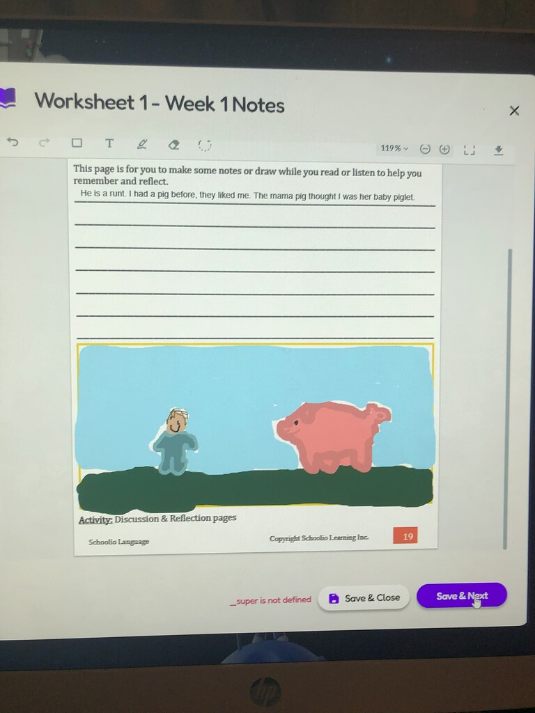 When creating complex shape annotations, getting the error "_super is not defined" - Technical ...