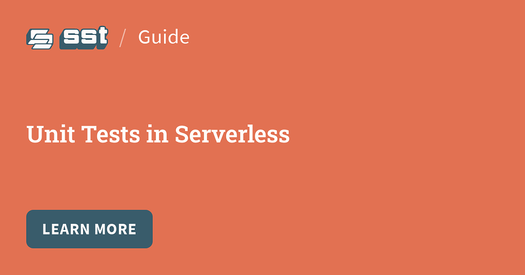 Unit Tests in Serverless / Jest encountered an unexpected token - SST ...