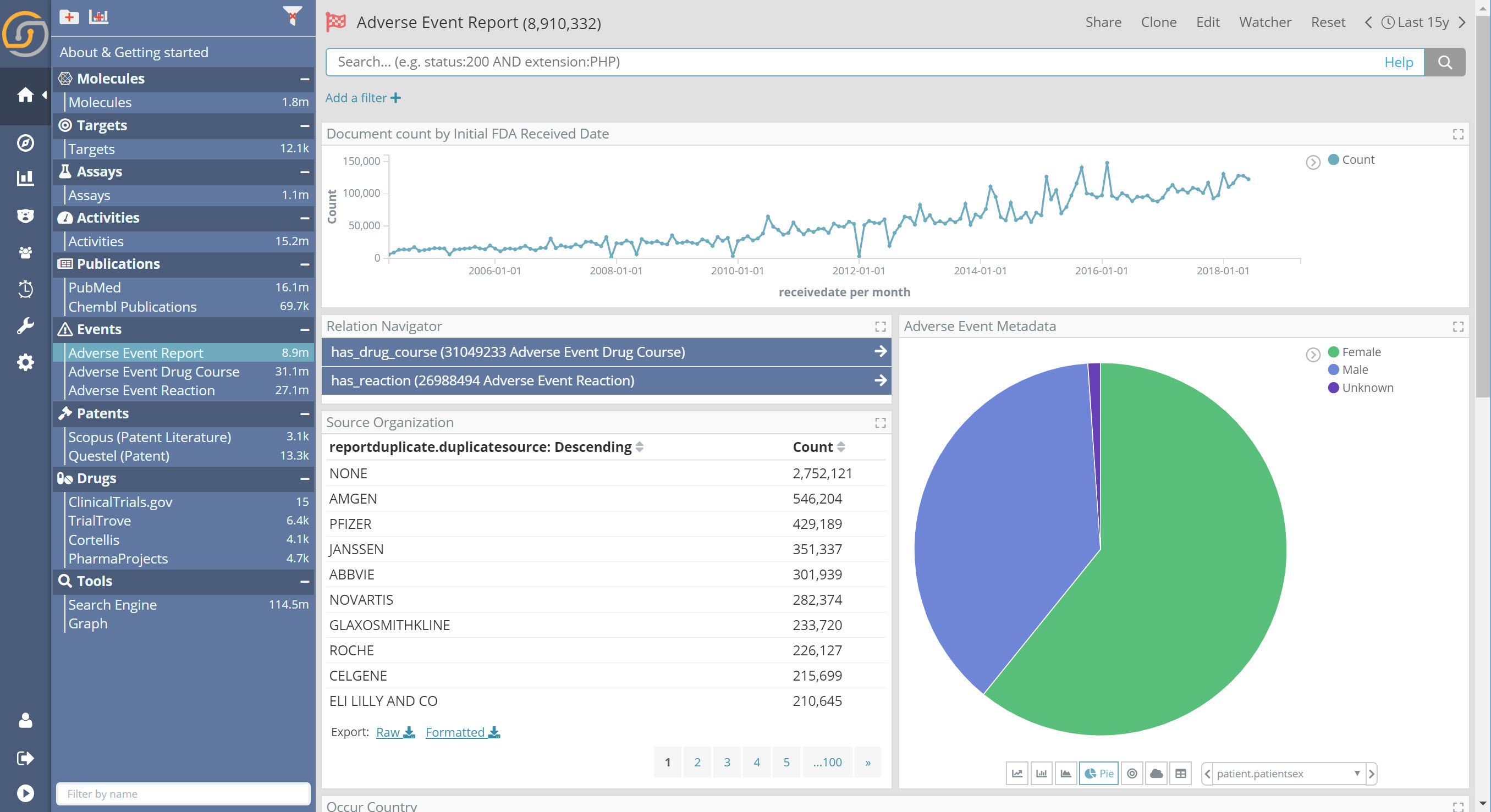 Large life science knowledge graph integration demo available soon ...